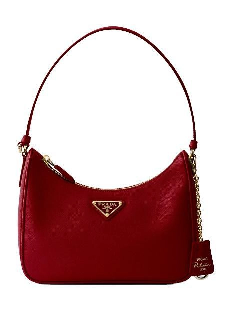 Prada Re-edition 2005 Saffiano Leather Mini-bag - Red