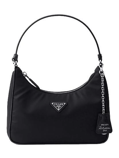 Prada Re-edition 2005 Re-nylon And Saffiano Mini Bag - Black