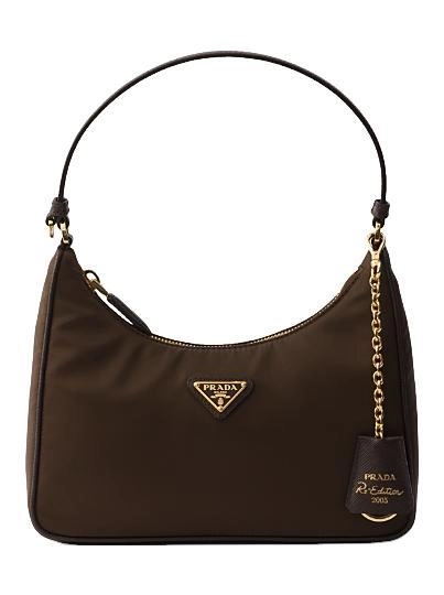Prada Re-edition 2005 Re-nylon And Saffiano Mini Bag - Brown