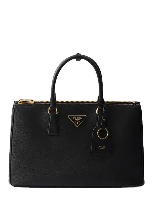 Prada Galleria Saffiano Leather Large Bag - Black