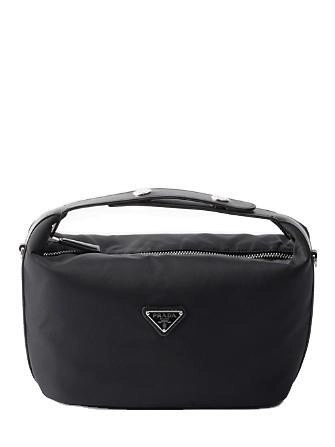 Prada Cherie Re-nylon Mini Bag - Black/silver