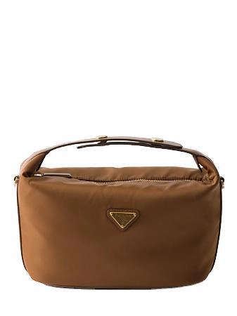 Prada Cherie Re-nylon Mini Bag - Light Brown