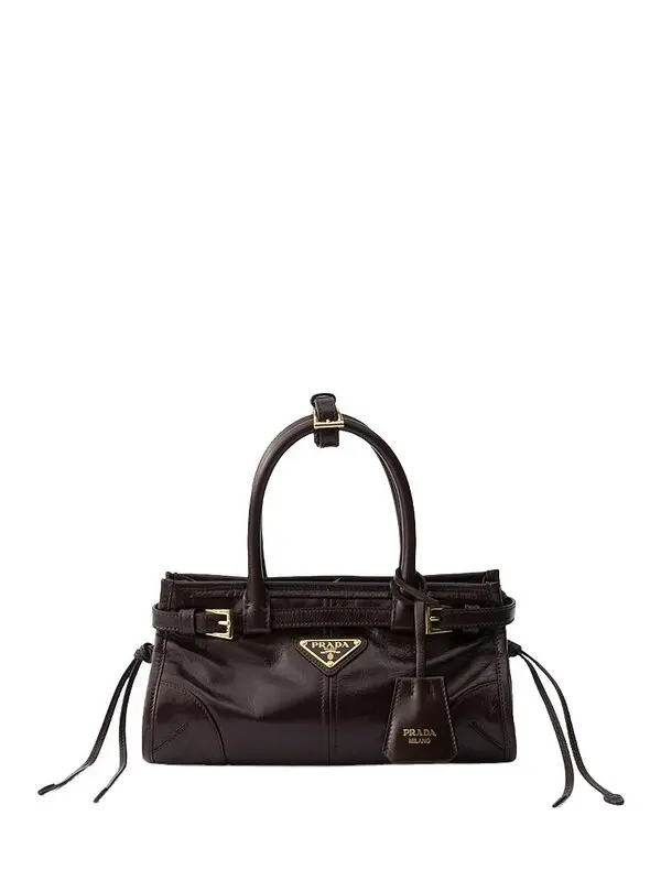 Prada Bonnie Leather Mini Bag - Black
