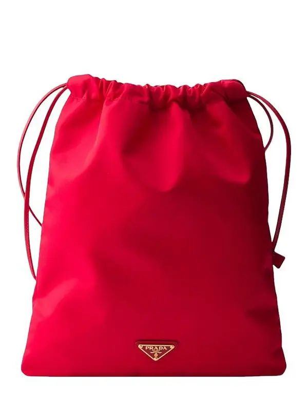 Prada Wish Re-nylon Pouch - Red