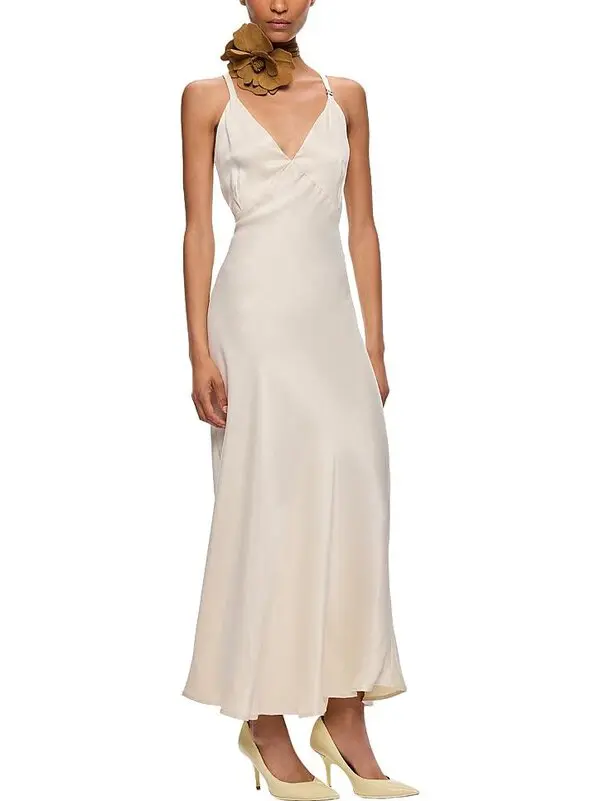 Pinko Acquato Twill Maxi Dress - C