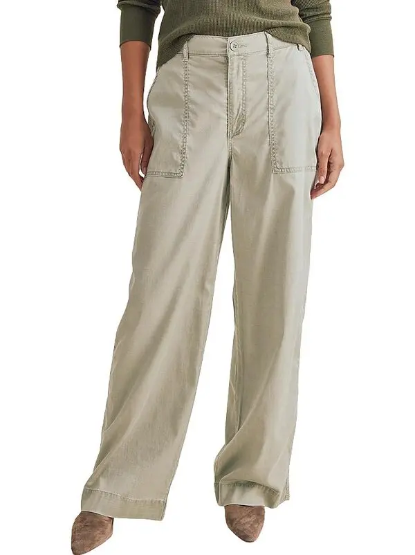 Splendid Colette Utility Wide Leg Pants - Eucalyptus