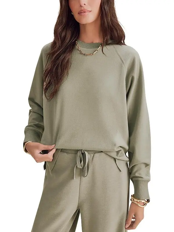 Splendid Dolman Sleeve Sweatshirt - Eucalyptus