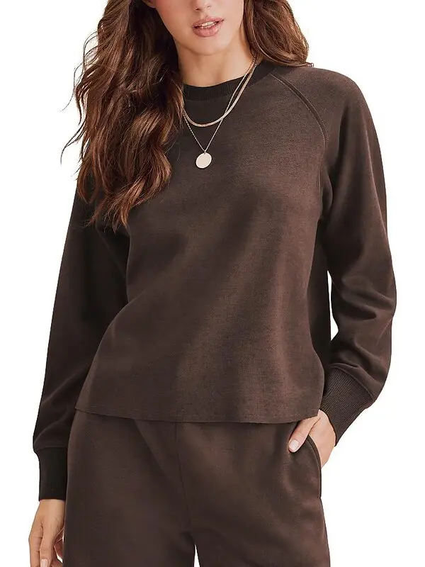 Splendid Dolman Sleeve Sweatshirt - Java