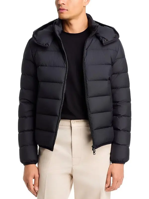 Moncler Montbrocq Hooded Down Jacket - Black