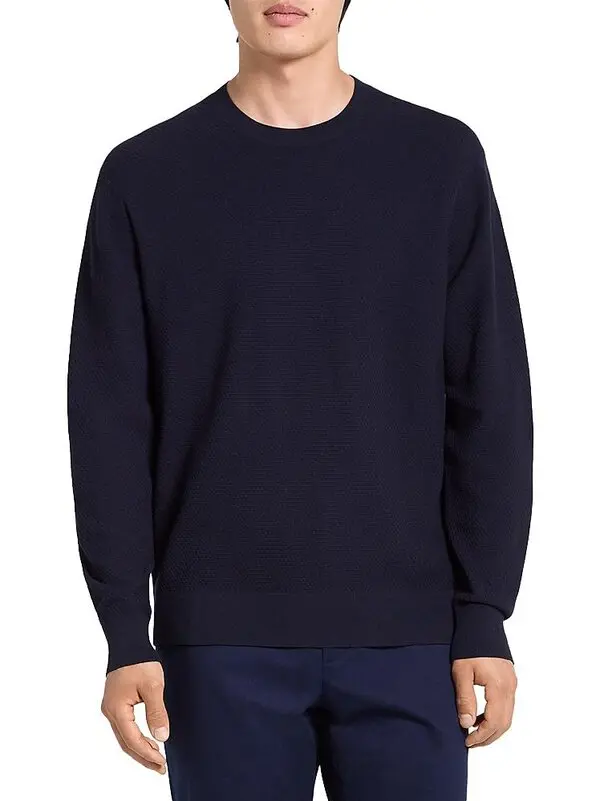 Theory Riland Crewneck Sweater - Baltic