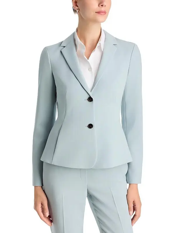 Theory Shaped Notch Lapel Blazer - Luna