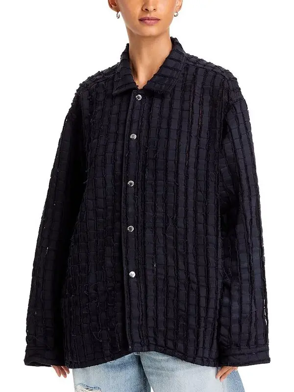 HAIKURE Sophie Textured Shirt - Black