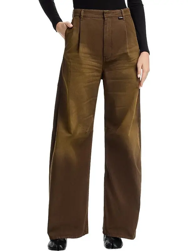 MAISON MARGIELA Barrel Leg Jeans - Brown