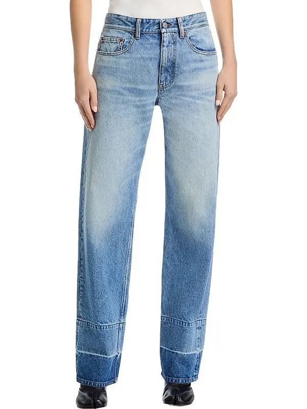MAISON MARGIELA Cotton Straight Leg Jeans - Blue