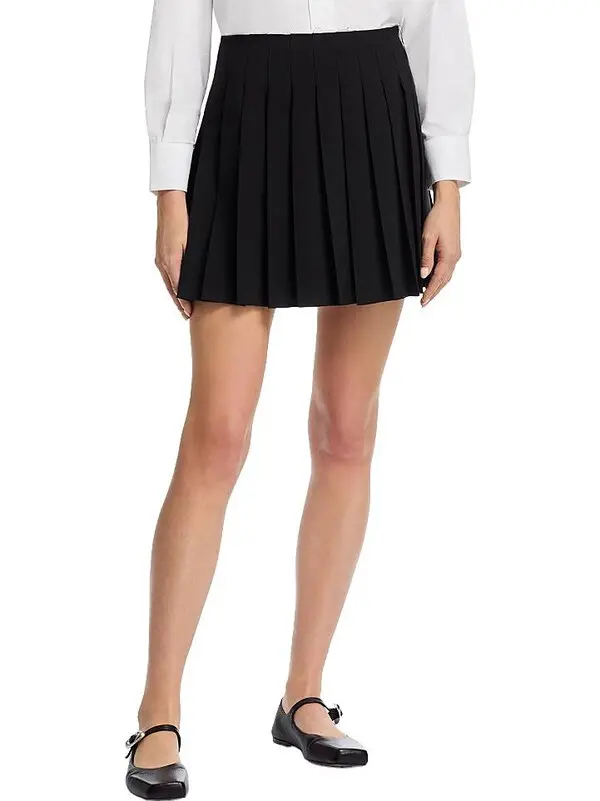 MAISON MARGIELA Pleated Mini Skirt - Black