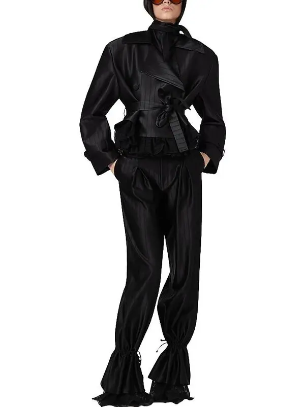 Giuseppe Di Morabito Belted Short Jacket - Black