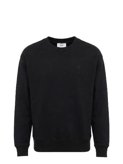 AMI Paris Sweatshirt Size Cotton, Polyester - Black