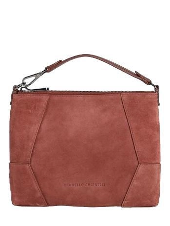 Brunello Cucinelli Suede Handbag - Brown