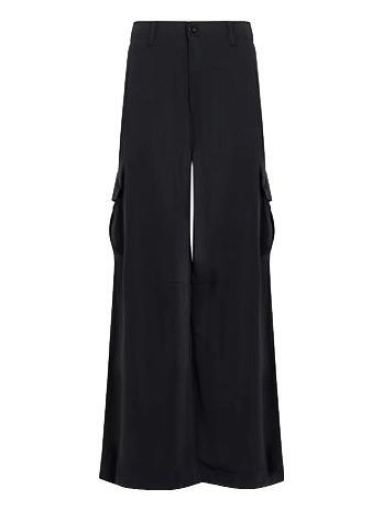 DEPARTMENT 5 Viscose Cargo Pants - Charcoal