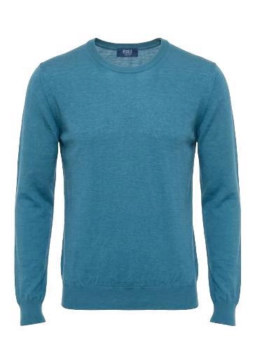 Fedeli Cashmere And Silk Sweater - Blue