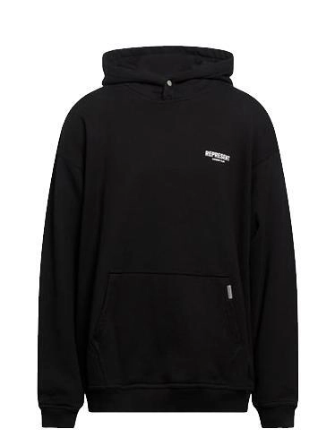 REPRESENT Cotton Terry Hoodie - Black