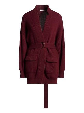Brunello Cucinelli Cashmere Belted Cardigan - Red
