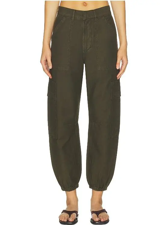 Citizens Of Humanity Ciela Bubble Hem Utility Pants - Moss