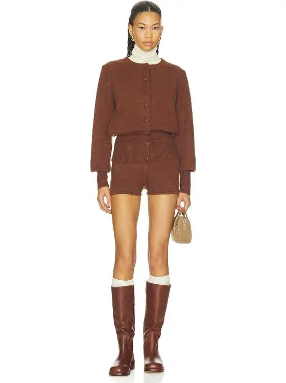 ALL THE WAYS Belle Short Set - Brown