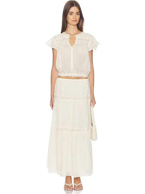 Free People Mirella Cotton Set - Ivory