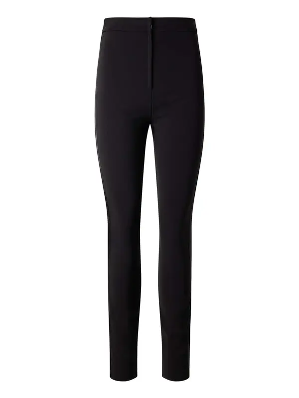 Dolce & Gabbana Stretch-jersey High-rise Tailored Pants - Black