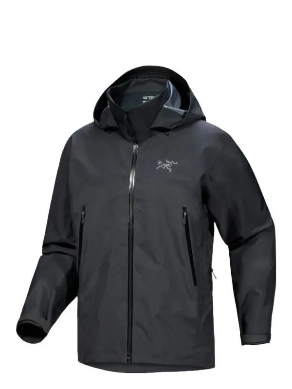 Arc'teryx Zip-up Hooded Jacket - Black