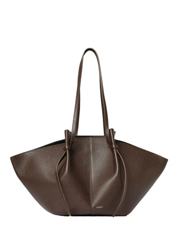 Yuzefi Top-handle Shoulder Bag - Brown