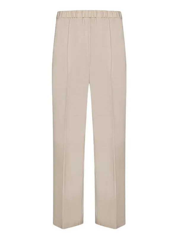 Fabiana Filippi Elastic Waist Creased Trousers - No