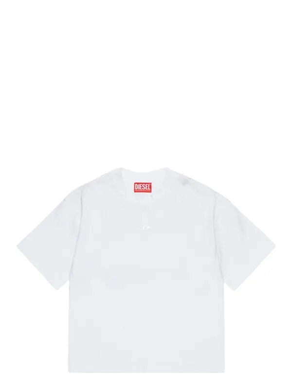 DIESEL® Logo-embroidered T-shirt - White