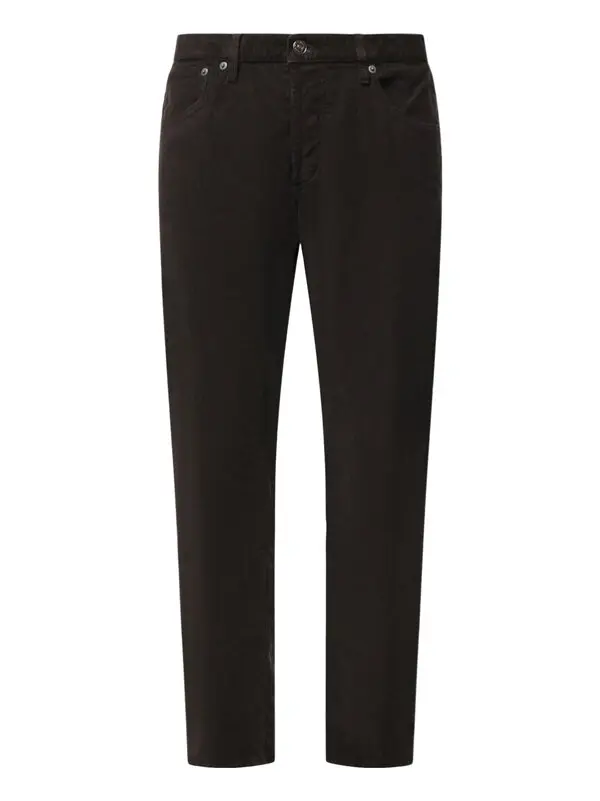 DONDUP Carrot Fit Trousers - Black