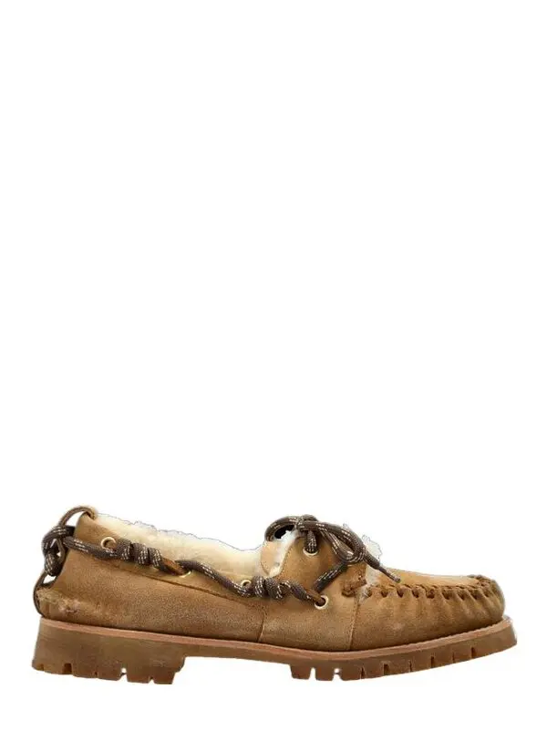 GOLDEN GOOSE Round-toe Loafers - Brown