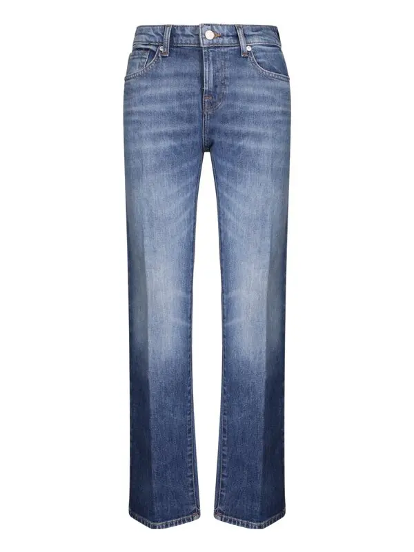 7 For All Mankind Calie Straight-leg Jeans - Blue
