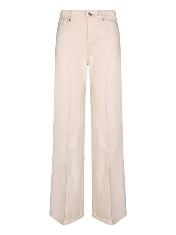 7 For All Mankind Lotta Button-fastening Jeans - Beige