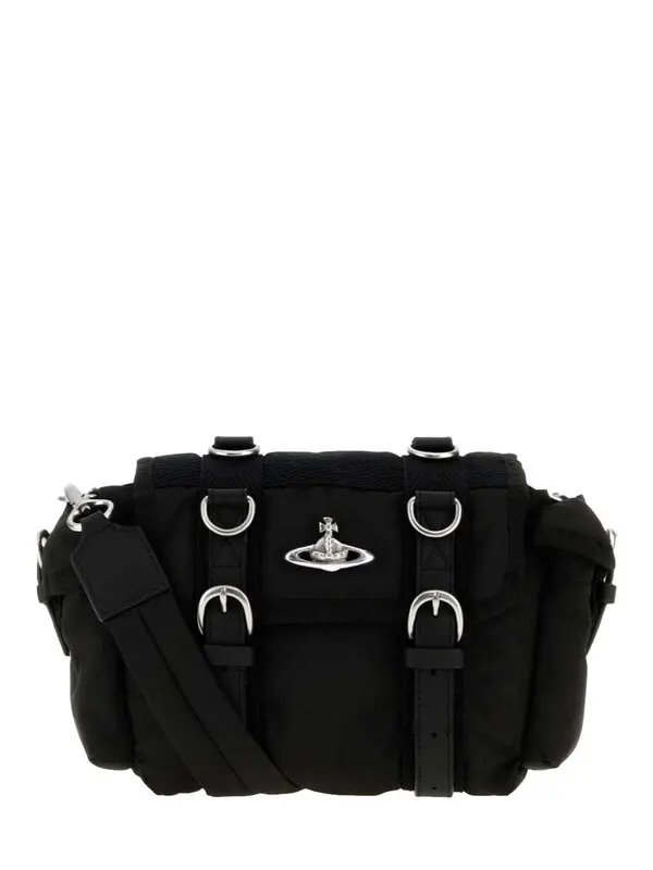 VIVIENNE WESTWOOD Rocky Satchel Shoulder Bag - Black