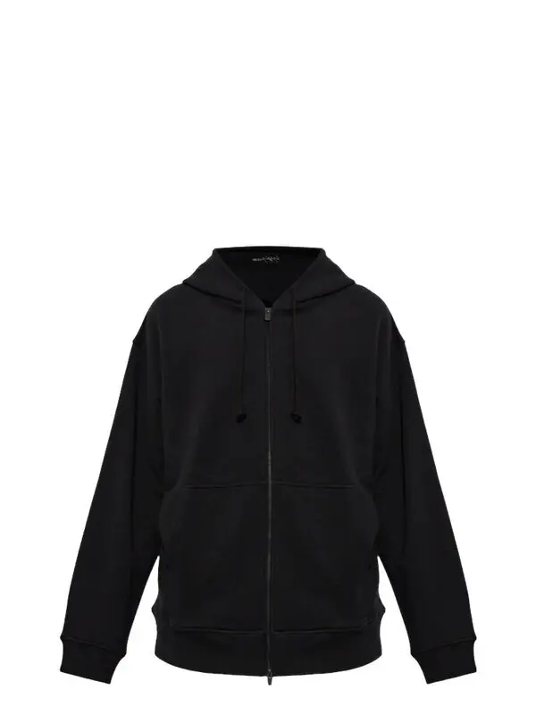 Yohji Yamamoto Zip-up Hoodie - Black