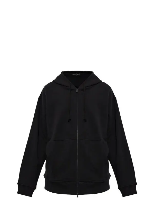 Yohji Yamamoto Zip-up Hoodie - Black