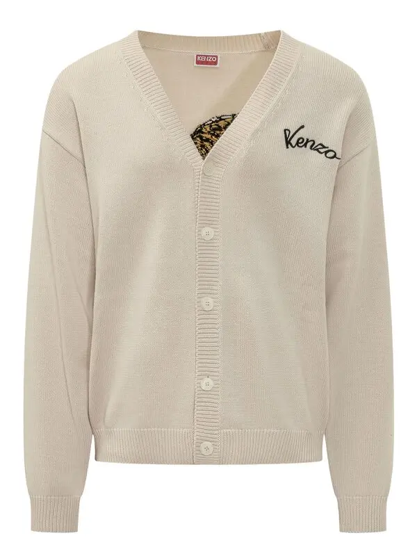 Kenzo Tiger Intarsia Cardigan - No
