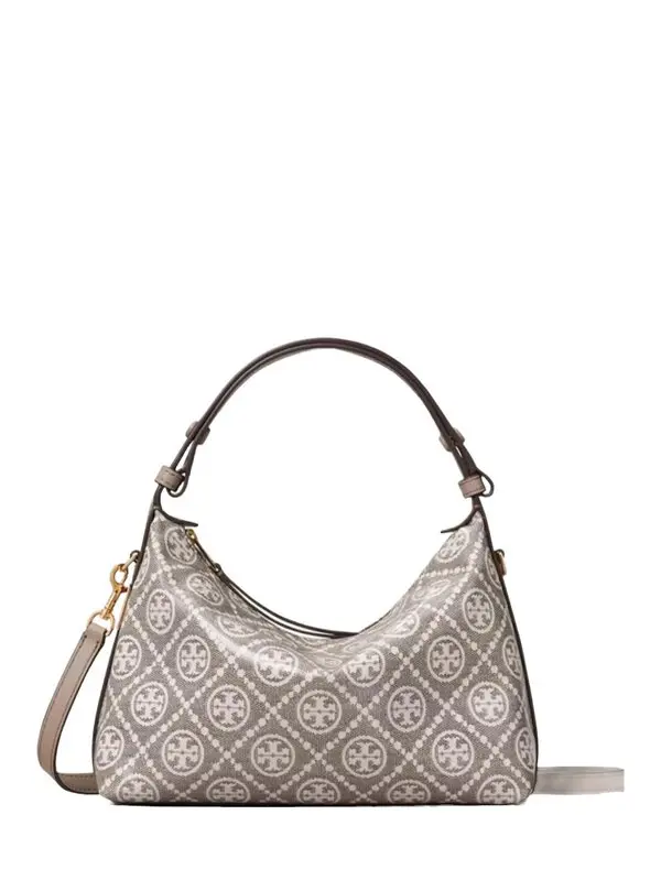 Tory Burch T Monogram Shoulder Bag - Charcoal