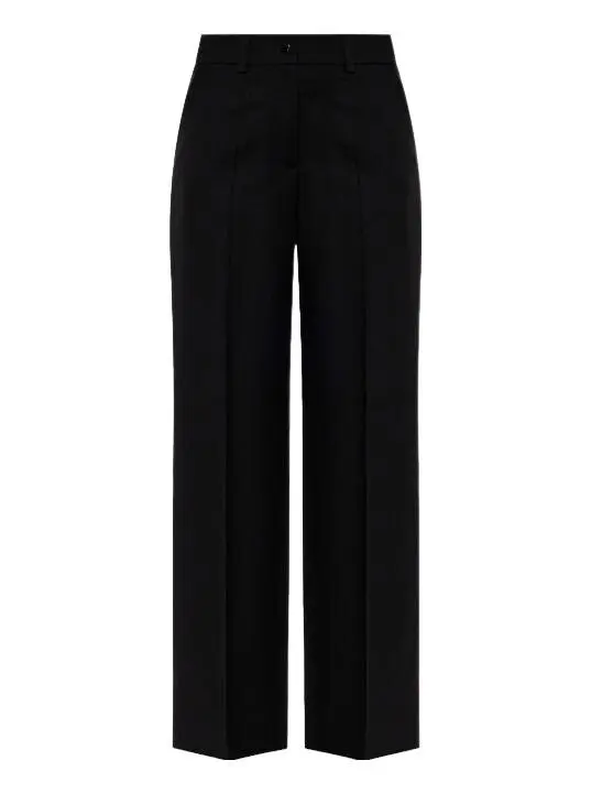 Moncler Tailored Wide-leg Pants - Black