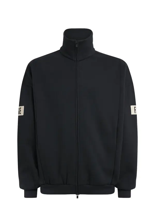 Fear Of God Logo Track Jacket - Black