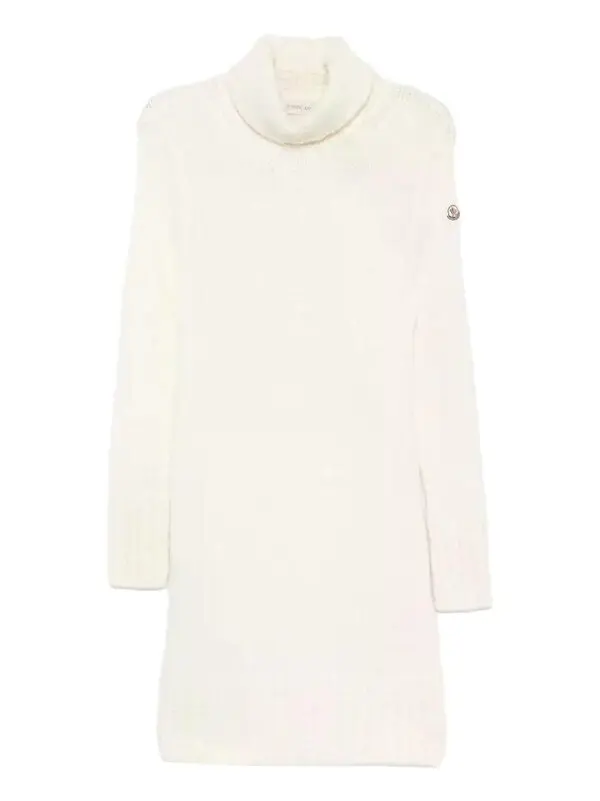 Moncler Cable-knit Roll-neck Sweater - Neutrals