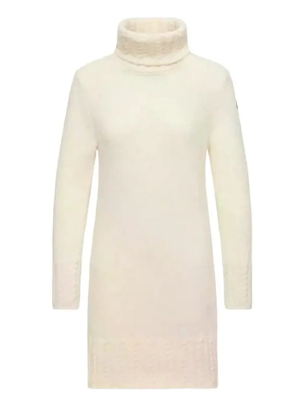 Moncler Cable-knit Roll-neck Sweater - Neutrals