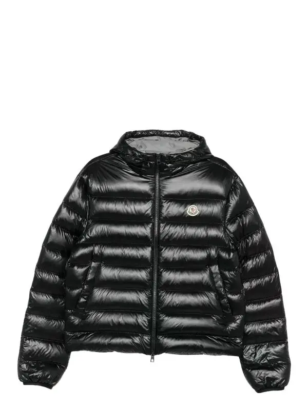 Moncler Quilted Hooded Jacket - Black