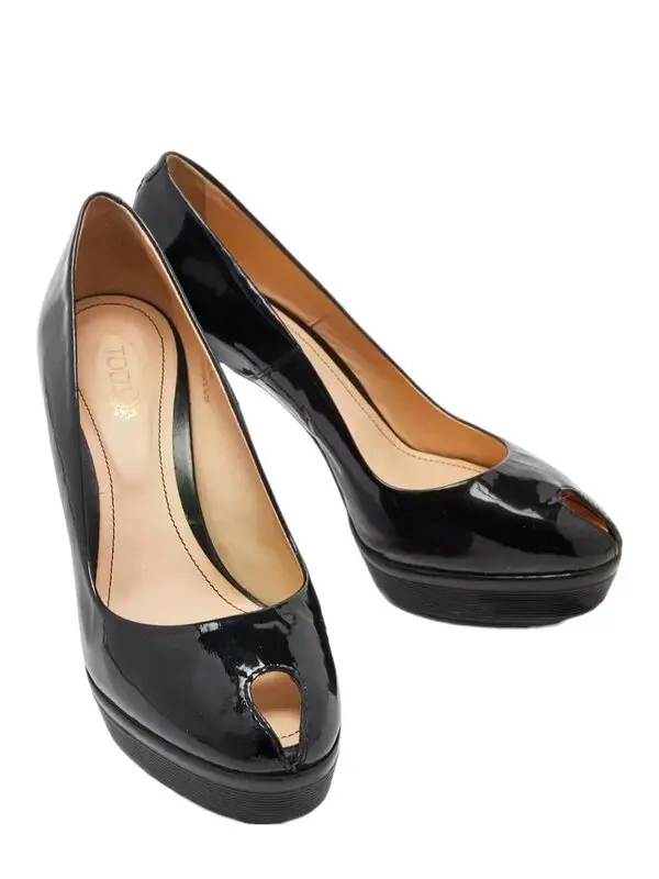 TOD'S Peep-toe Pumps - Black