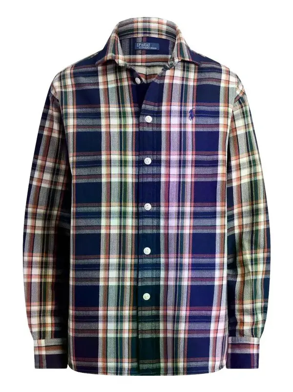 Polo Ralph Lauren Plaid Cotton Shirt - Blue